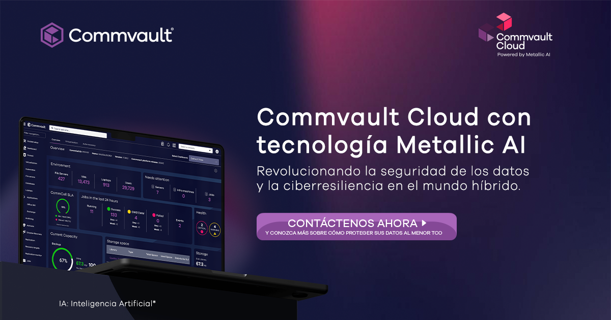 Commvault Cloud con tecnología Metallic AI