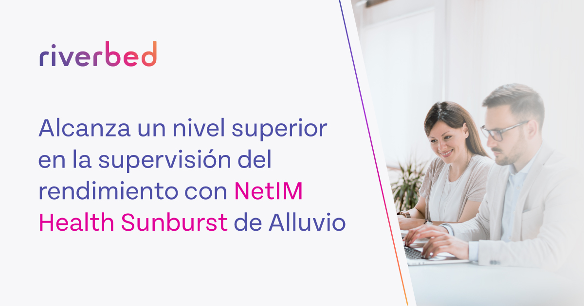 Transforme su gestión de TI con NetIM Health Sunburst de Alluvio