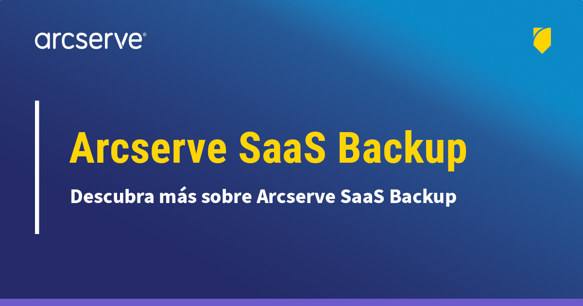 Arcserve SaaS Backup